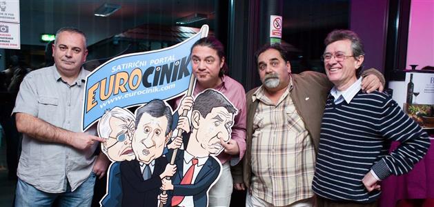 Veselo na otvorenju satiričkog portala Eurocinik | fama newsfama news